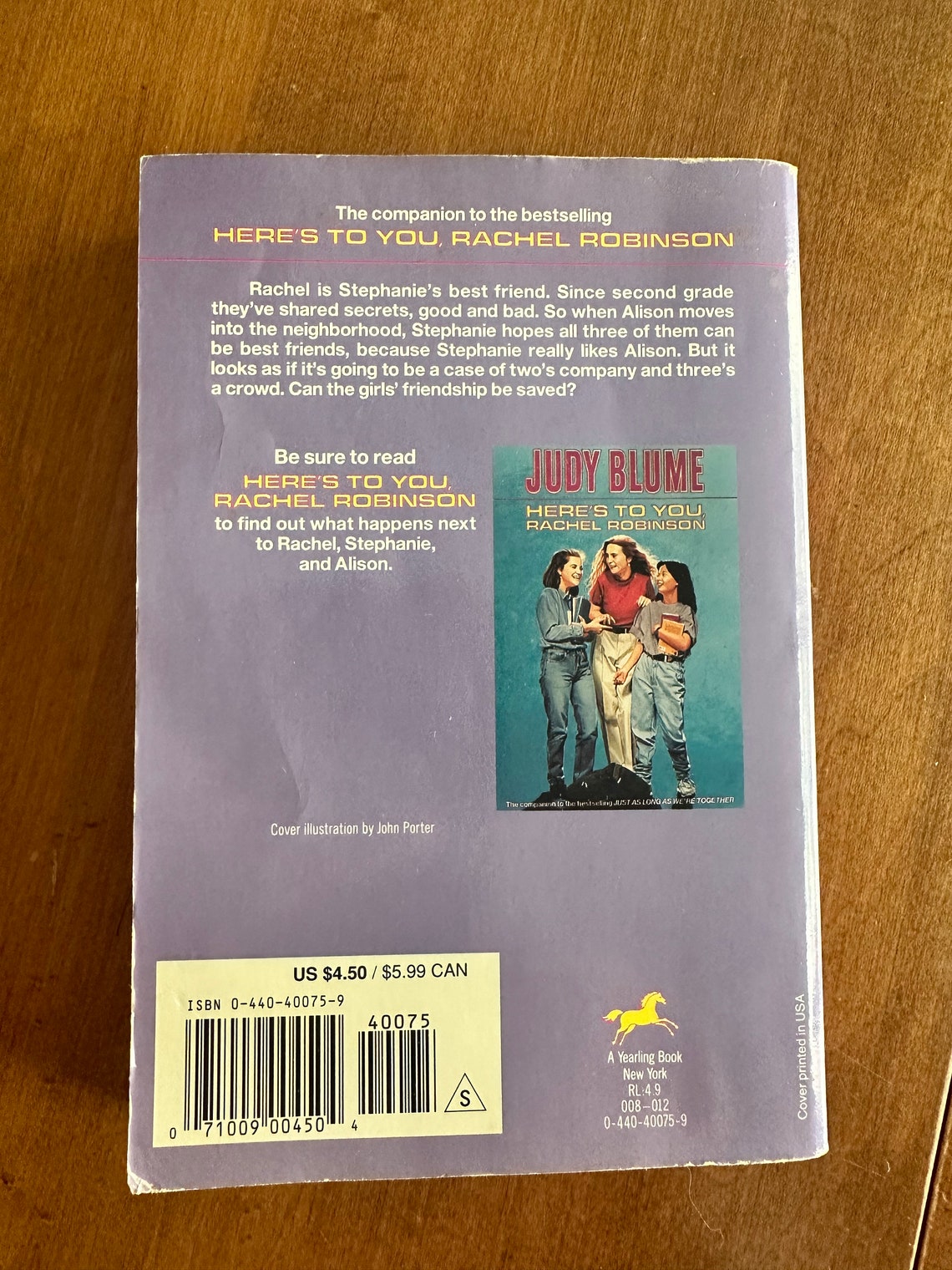 Vintage Judy Blume Just as Long as We're Together - Etsy