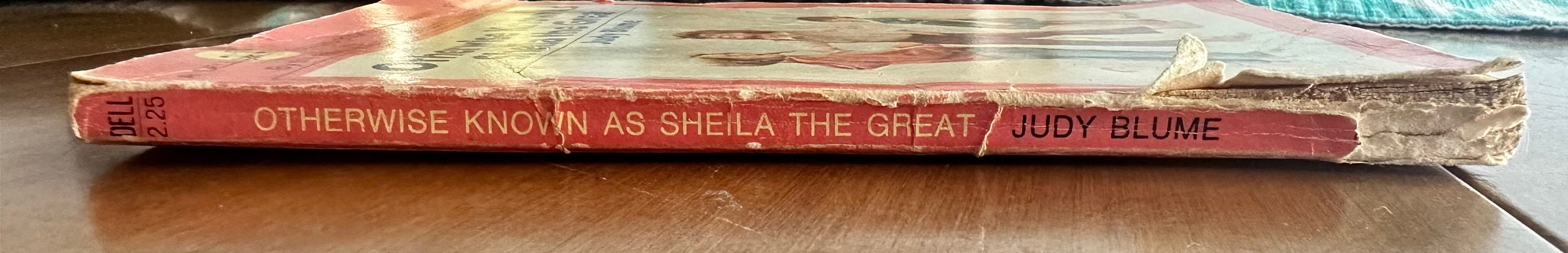Otherwise Known as Sheila the Great by Judy Blume 1980s Printing - Etsy