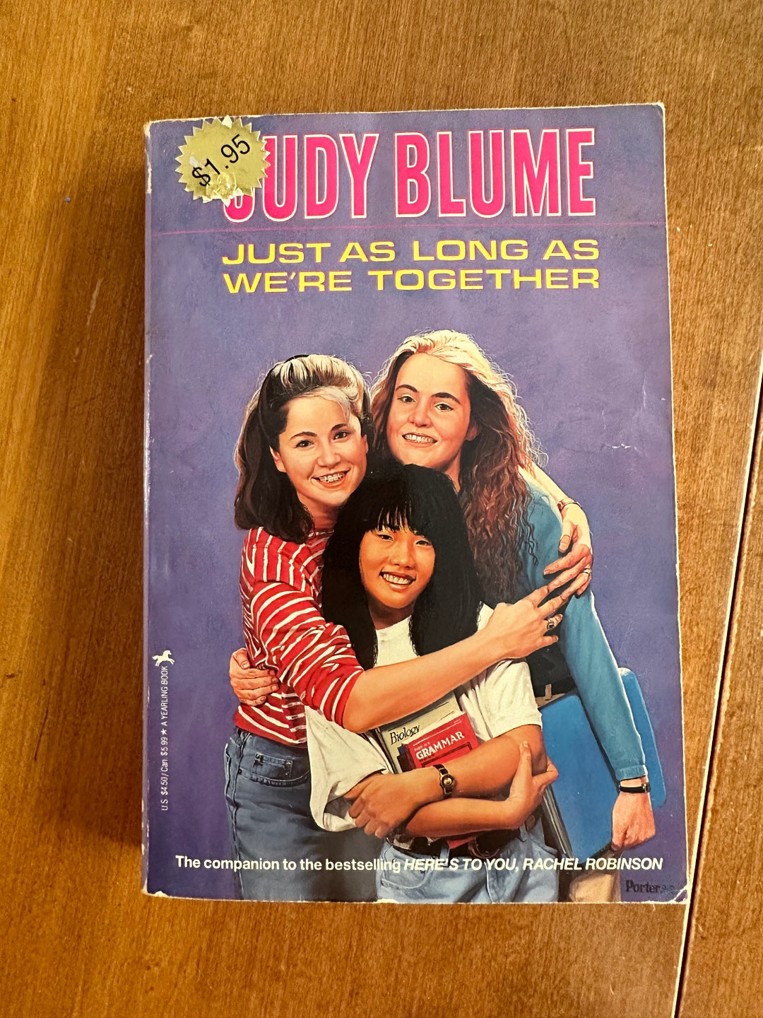 Vintage Judy Blume Just as Long as We're Together - Etsy
