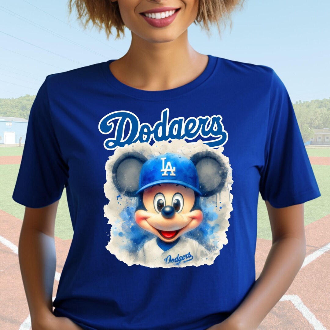 Disney Dodgers Shirt, Mickey Dodgers Baseball Tee, Dodgers Shirt Kids ...