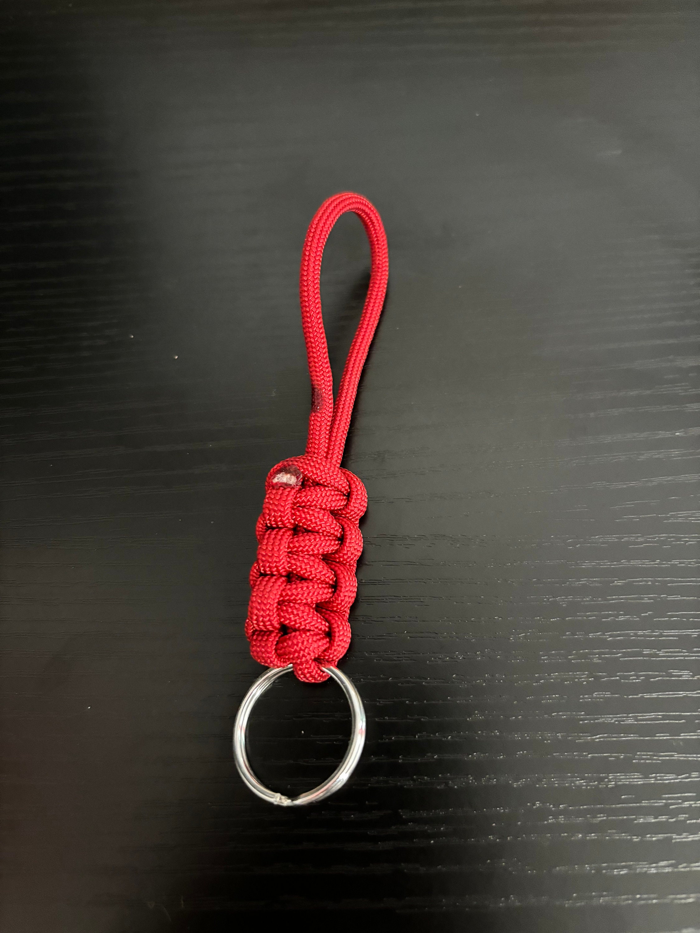 Mini Red and Green Paracord Keychains (both Included in One Order) - Etsy
