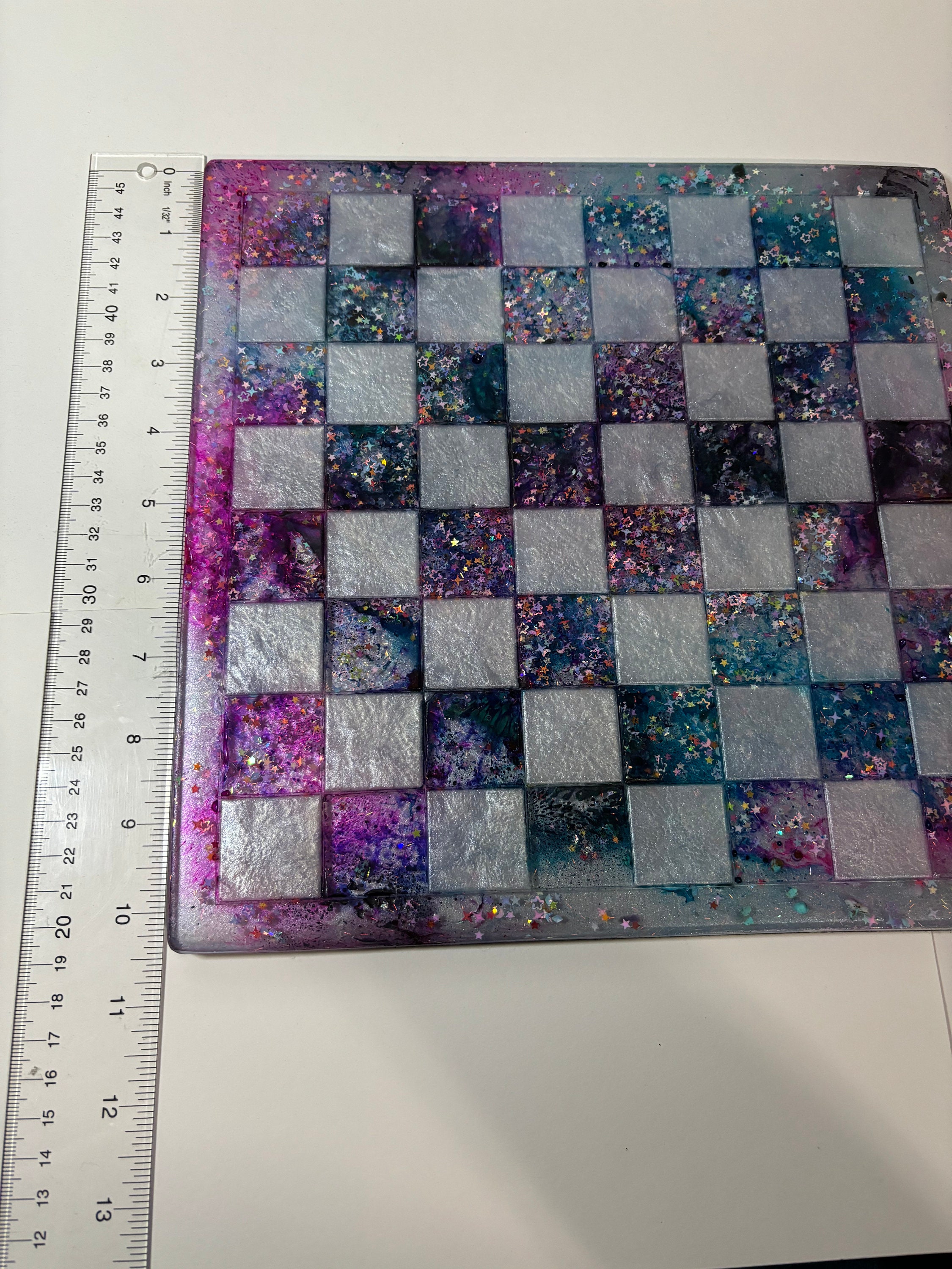 Outer Space Themed Chess Set Galaxy Themed Chess Set Purple/blue and ...