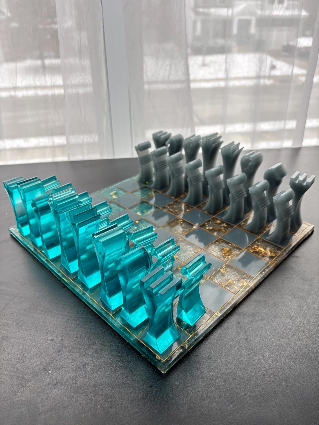 Beach Themed Chess Set, Handmade With Real Sand - Etsy
