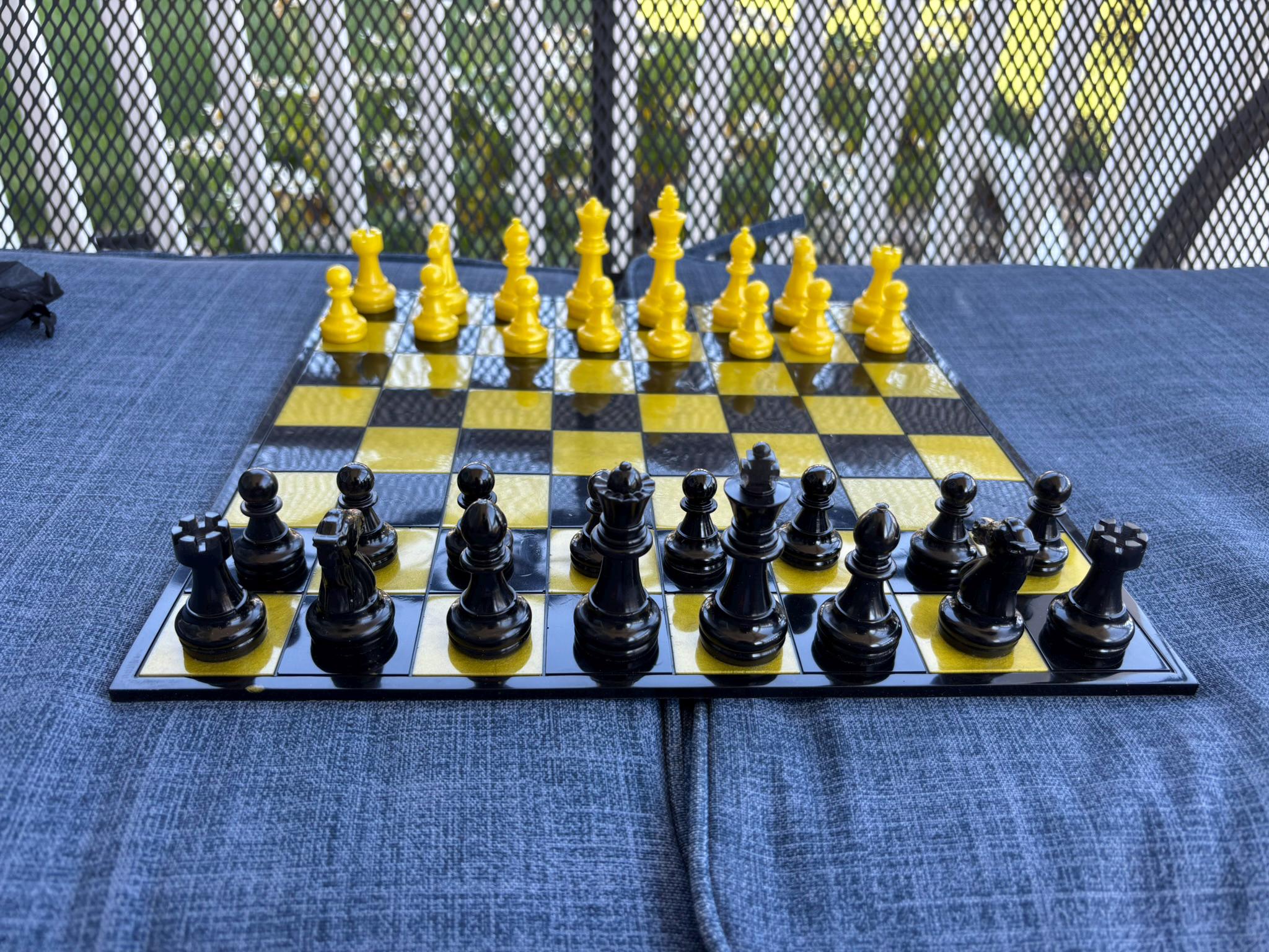 Black and Yellow, Resin Chess Set, Customizable - Etsy