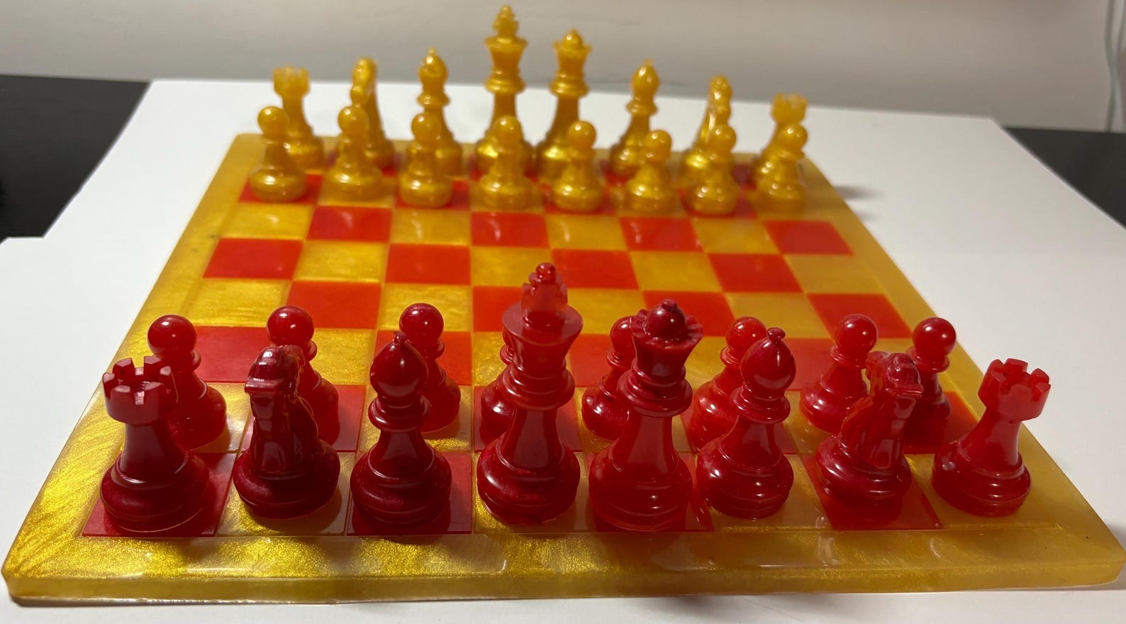 Chess Set, Customizable Resin Chess Sets, Pick Your Own Colors - Etsy