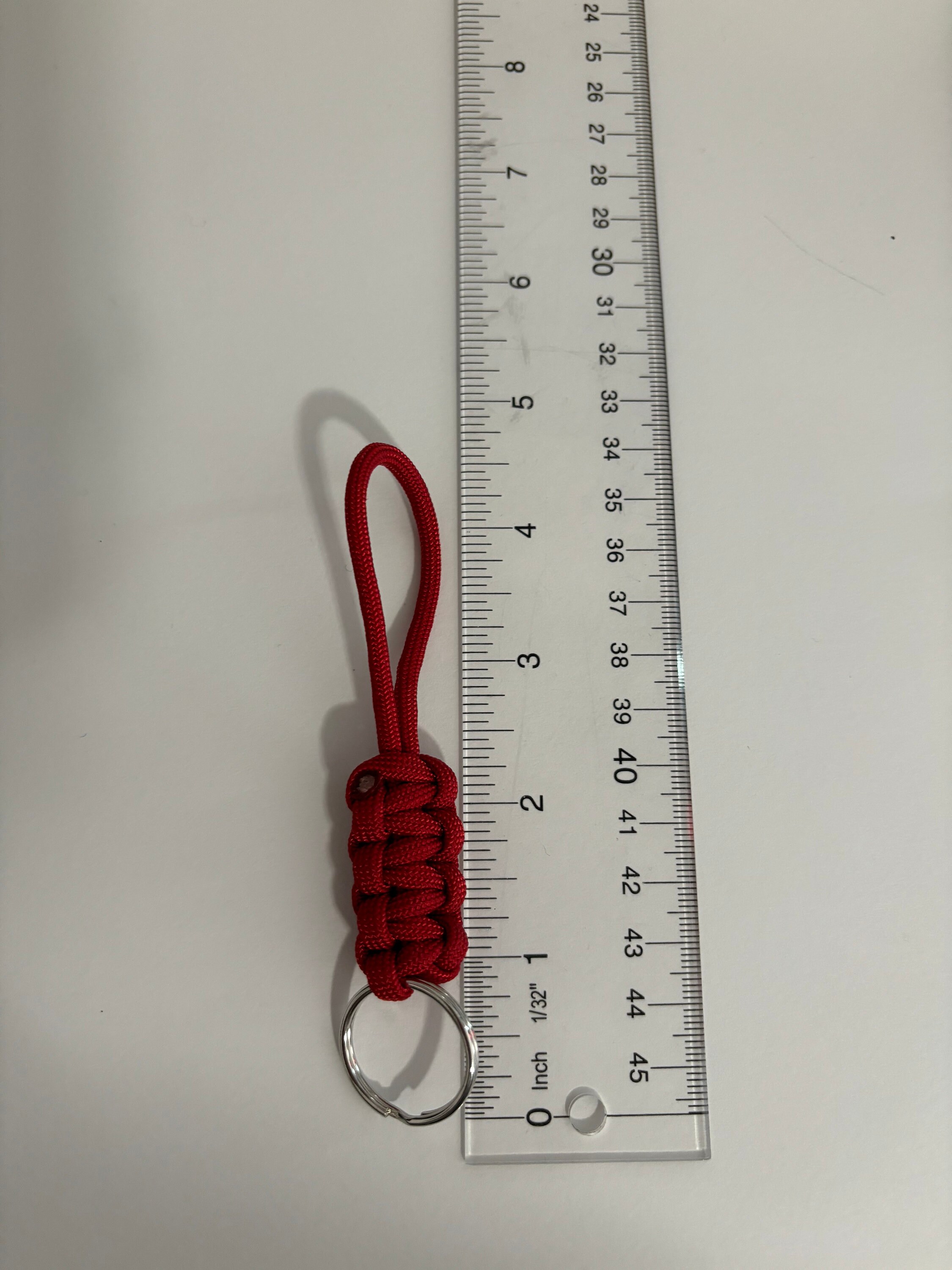 Mini Red and Green Paracord Keychains (both Included in One Order) - Etsy