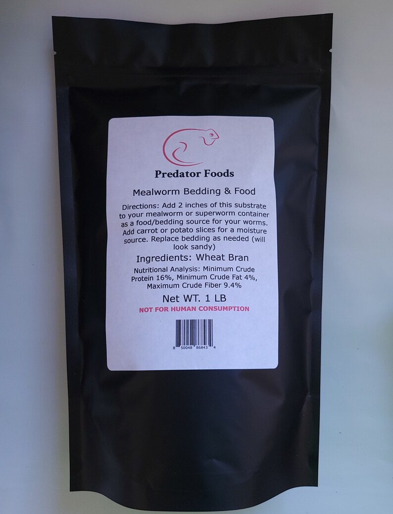 Predator Foods Mealworm Bedding & Food - Etsy