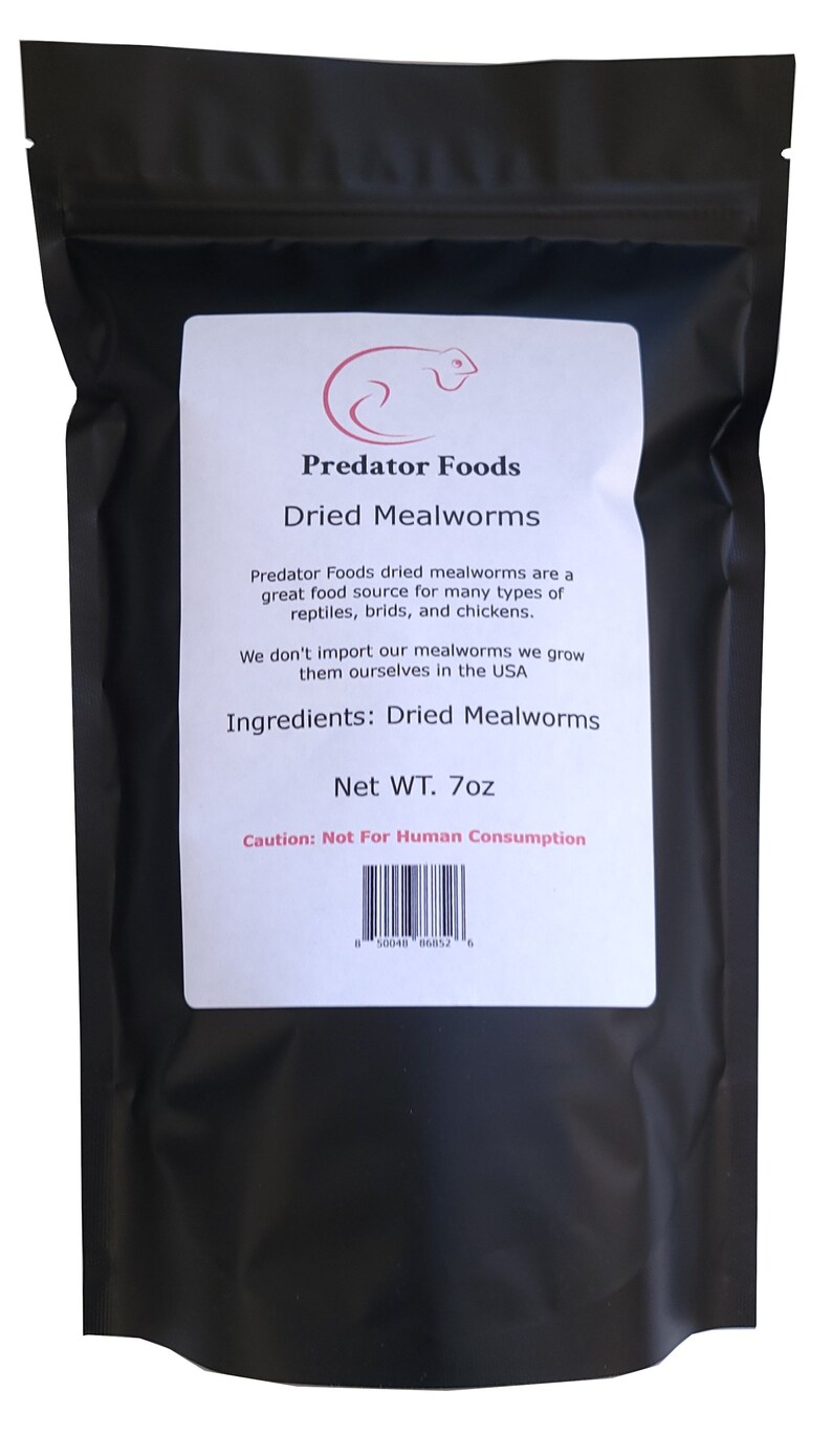 Predator Foods - Dried Mealworms - Etsy