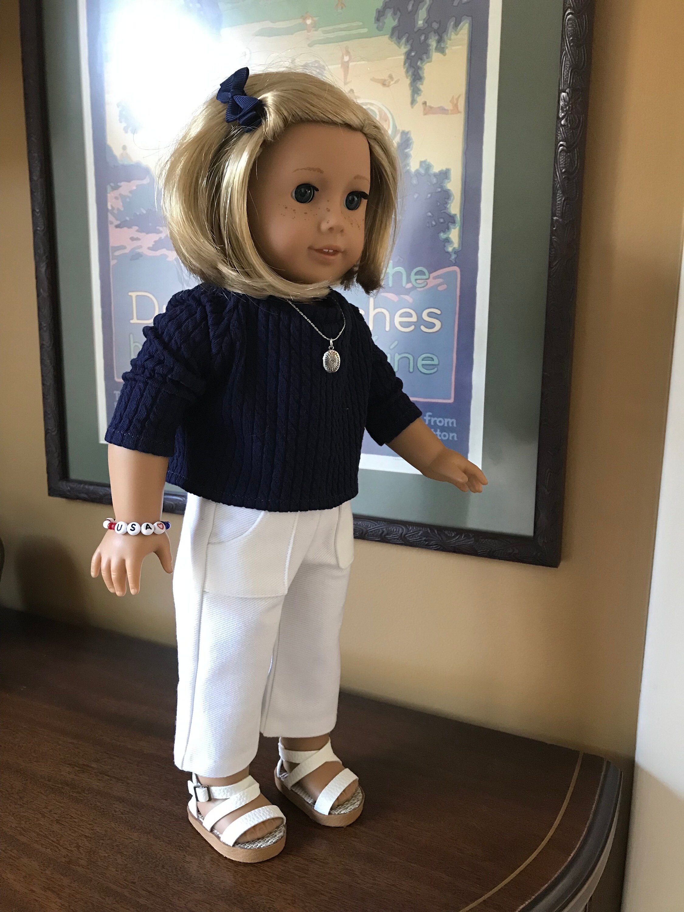 18 Inch Doll Cropped Pants Sweater and Sleeveless Tank - Etsy