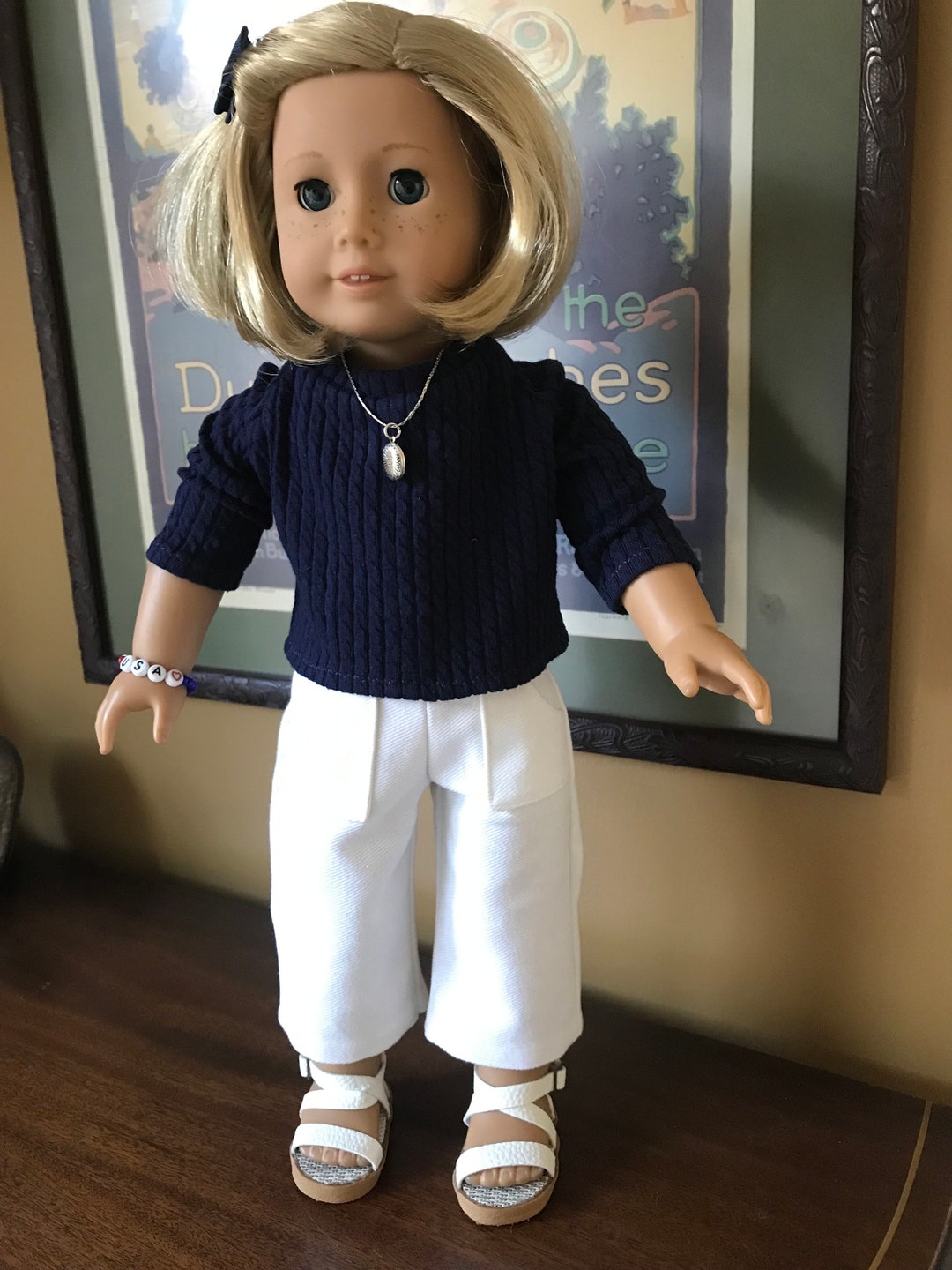 18 Inch Doll Cropped Pants Sweater and Sleeveless Tank - Etsy