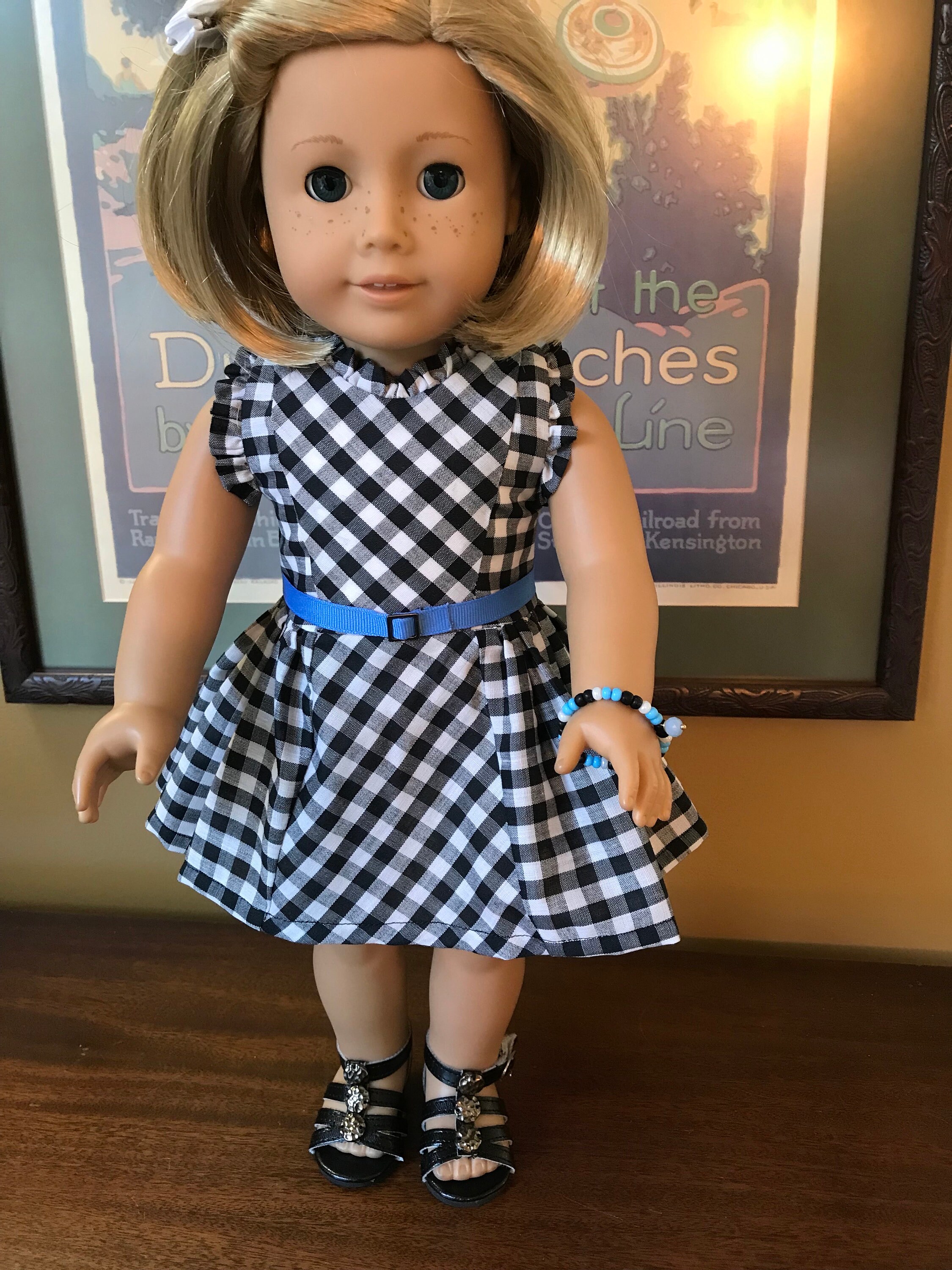 18 Inch Doll Dress and Bracelet - Etsy