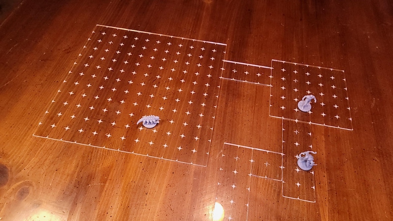 Overlay Gaming Grids | Dry Erase Game Grids for Dungeon Crawling ...