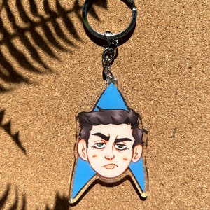 TOS/AOS Big 3 Keychains | Space Trek Folks | Gift and Merchandise for ...