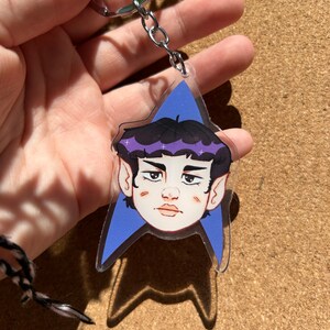 TOS/AOS Big 3 Keychains | Space Trek Folks | Gift and Merchandise for ...