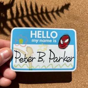 Spiderverse Name-tag Stickers | Marvel Spider-man Sticker Gifts for ...