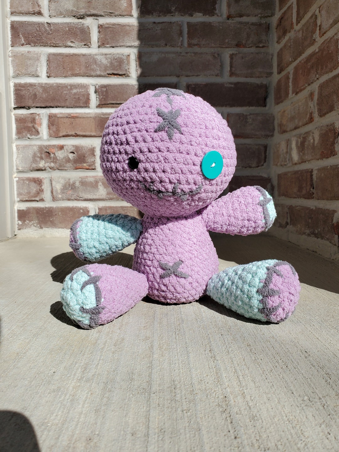 Violet the Voodoo Doll Plush Crochet Stuffed Animal - Etsy