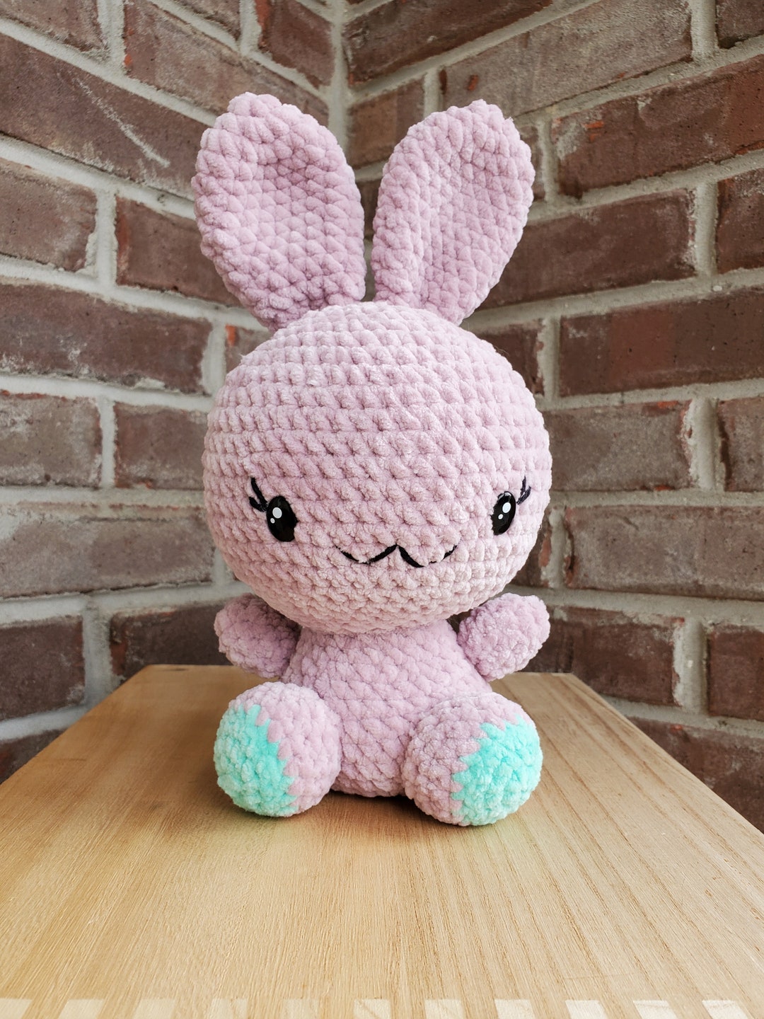 Rose the Rabbit Plush Crochet Stuffed Animal - Etsy