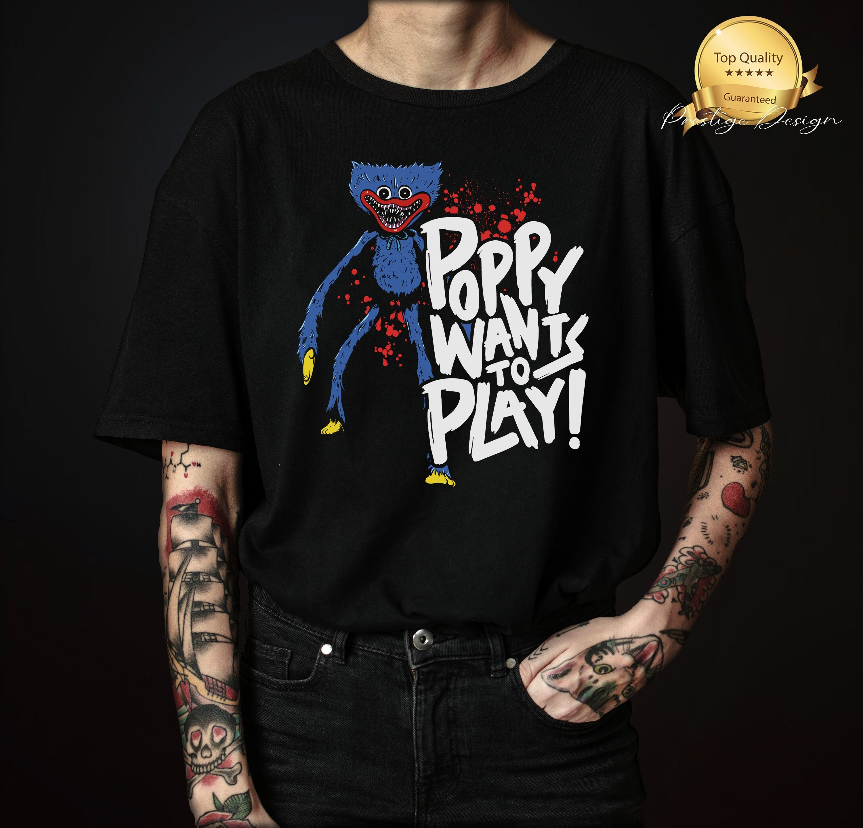 Poppy Playtime Shirt, Poppy Playtime Clothes, Poppy Playtime, Poppy ...