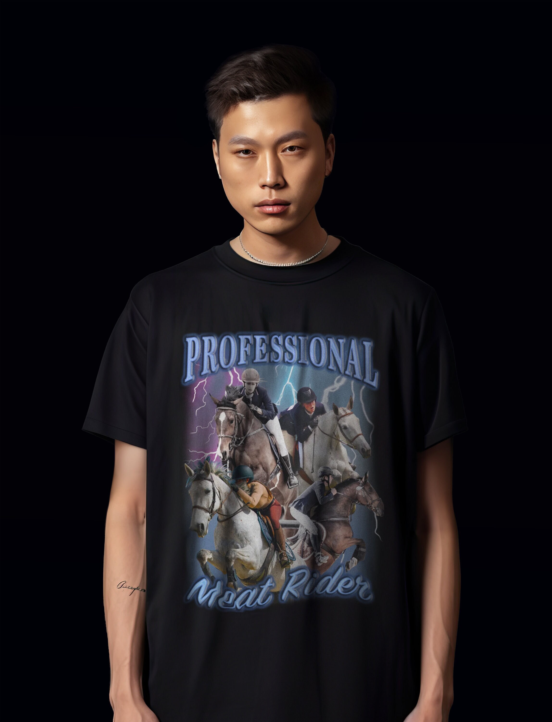 Professional Meat Rider Shirt, Shitpost Shirt, Oddly Name Shirt, Guy ...