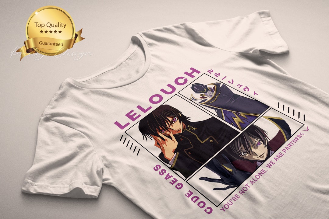 Code Geass Shirt Lelouch Cosplay Ashford Academy Lelouch Lelouch Lamperouge Lelouch Shirt