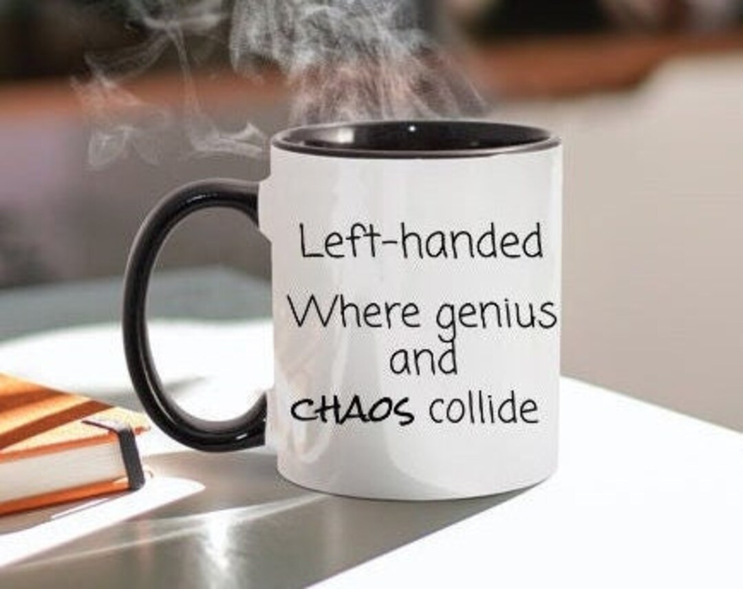 Left Handed Mug, Southpaw, Left Hander Gift, Left Hand Day, Funny Left ...