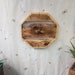 Chestnut Wall Clock,octagon Wall Clock,custom Made Wooden Framed,wall ...
