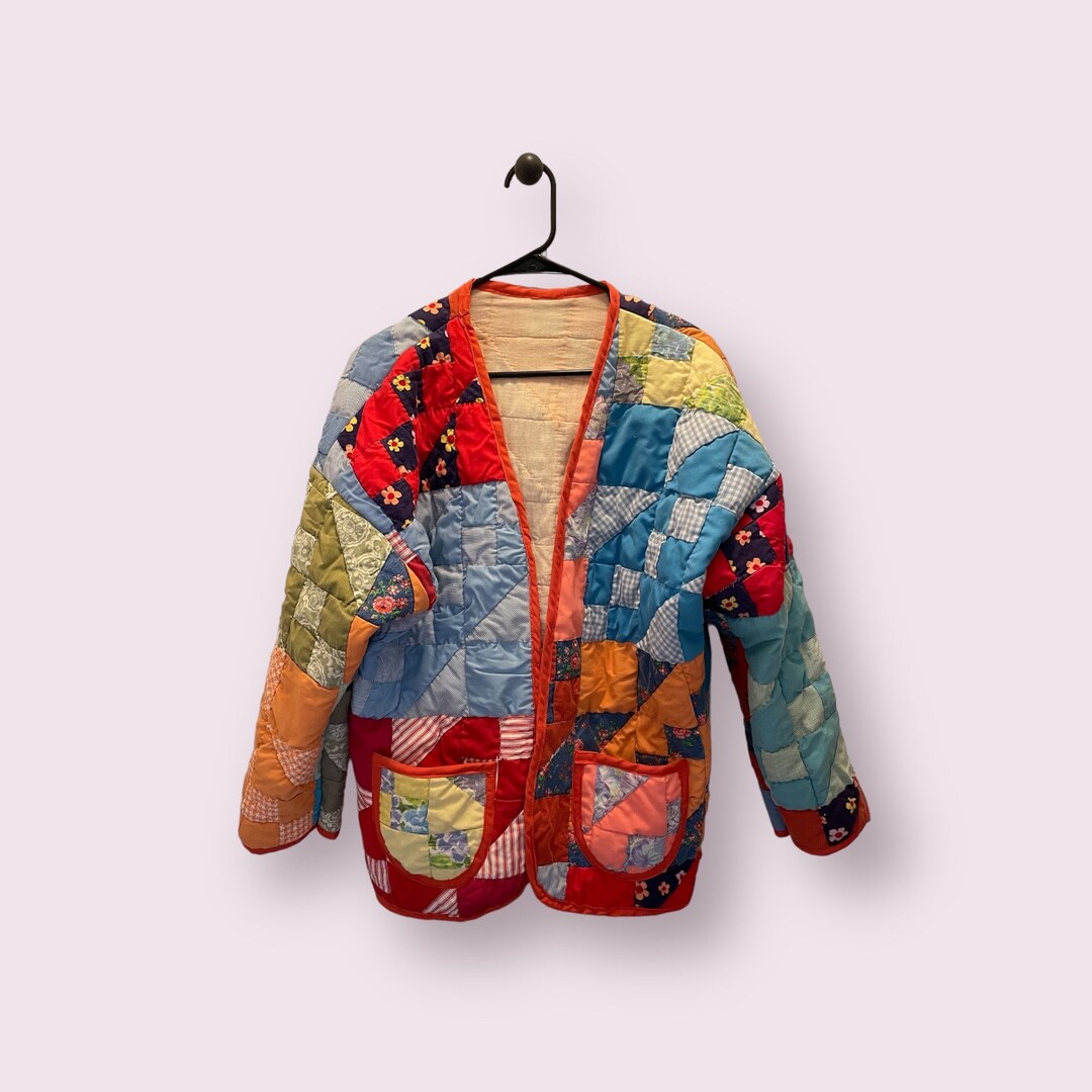Vintage Quilt Jacket - Etsy