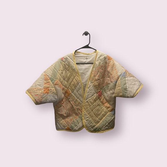 Vintage Quilt Cape - Gem