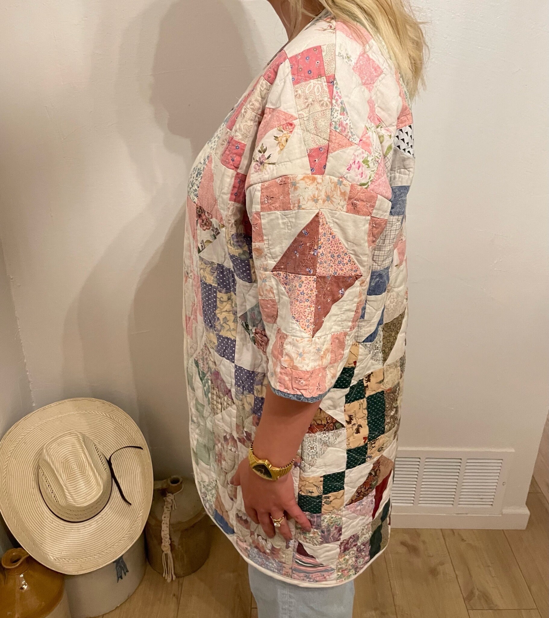 Vintage Quilt Jacket - Etsy