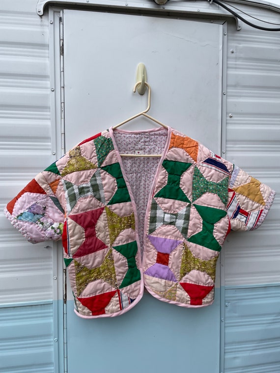 Vintage quilt cape - Gem