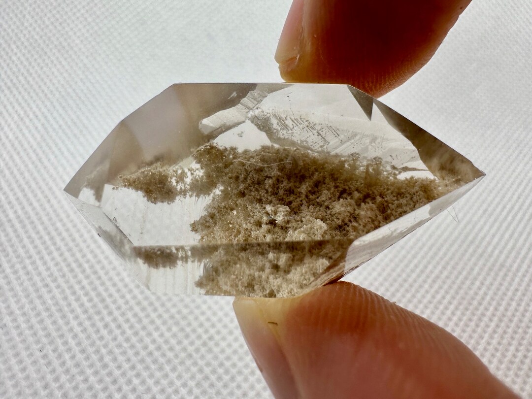 Garden Quartz Chlorite Inclusion / Brazilian Lodolite Quartz Crystal ...