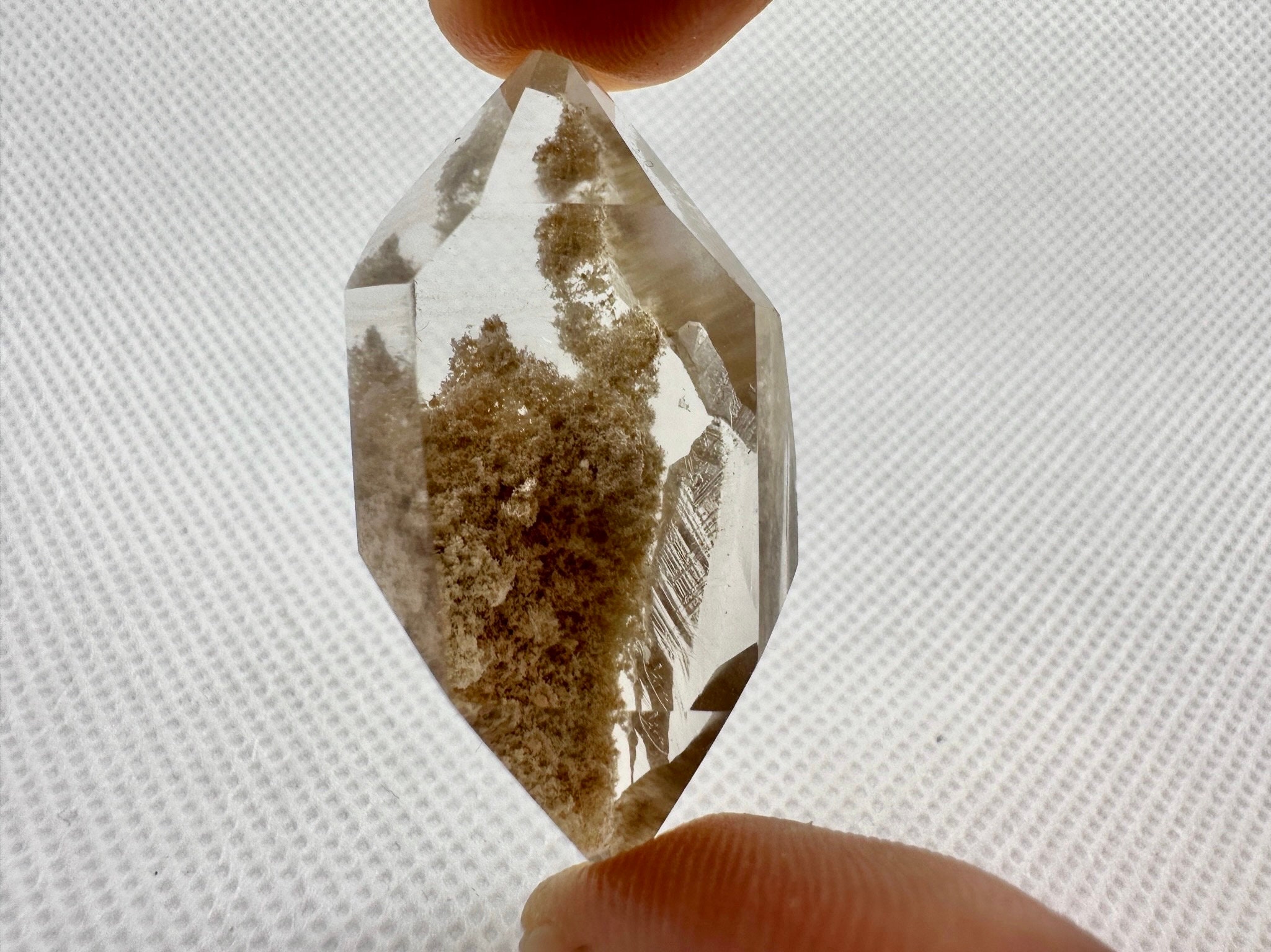 Garden Quartz Chlorite Inclusion / Brazilian Lodolite Quartz Crystal ...