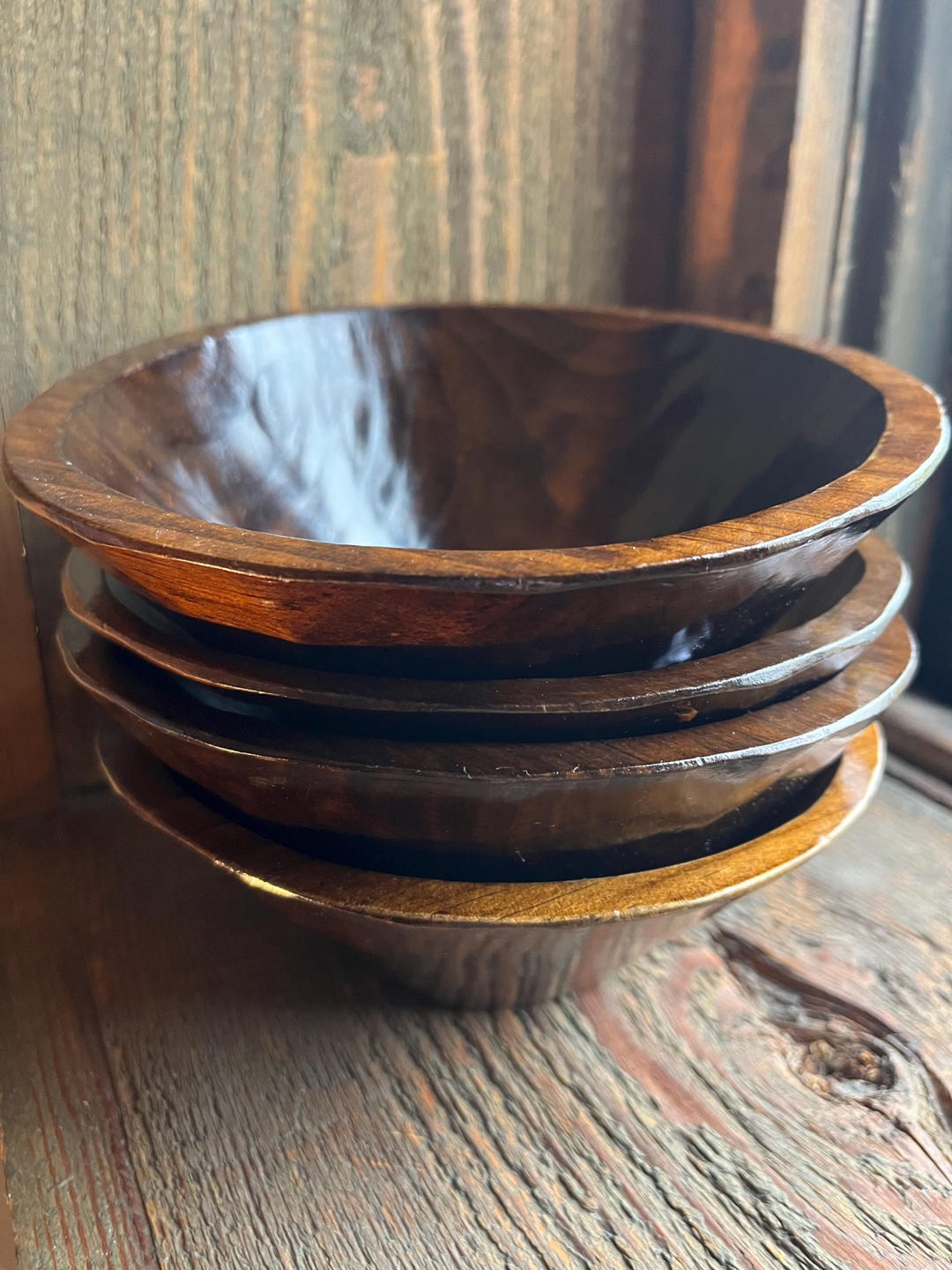 Maggie Wood Bowls - Etsy