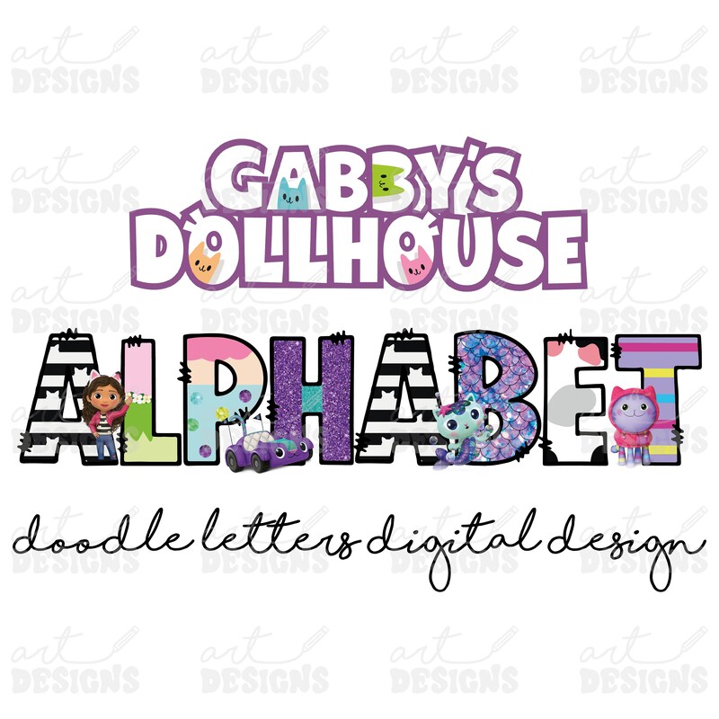Gabby Dollhouse Font - Etsy