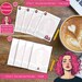 Printable Notepaper 'the Girl With the Pink Hair' 2 STYLES Printable ...