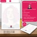Printable Notepaper 'the Girl With the Pink Hair' 2 STYLES Printable ...