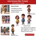 Cute KID Cartoon AI Art Prompt Guide[14 Pgs]5 Prompts 15 (example ...