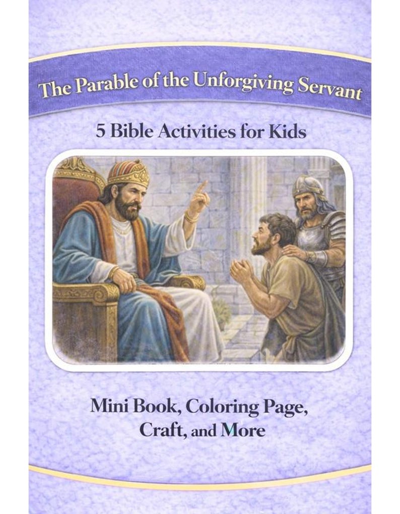 The Parable of the Unforgiving Servant {5 Activities!} Bible Story ...