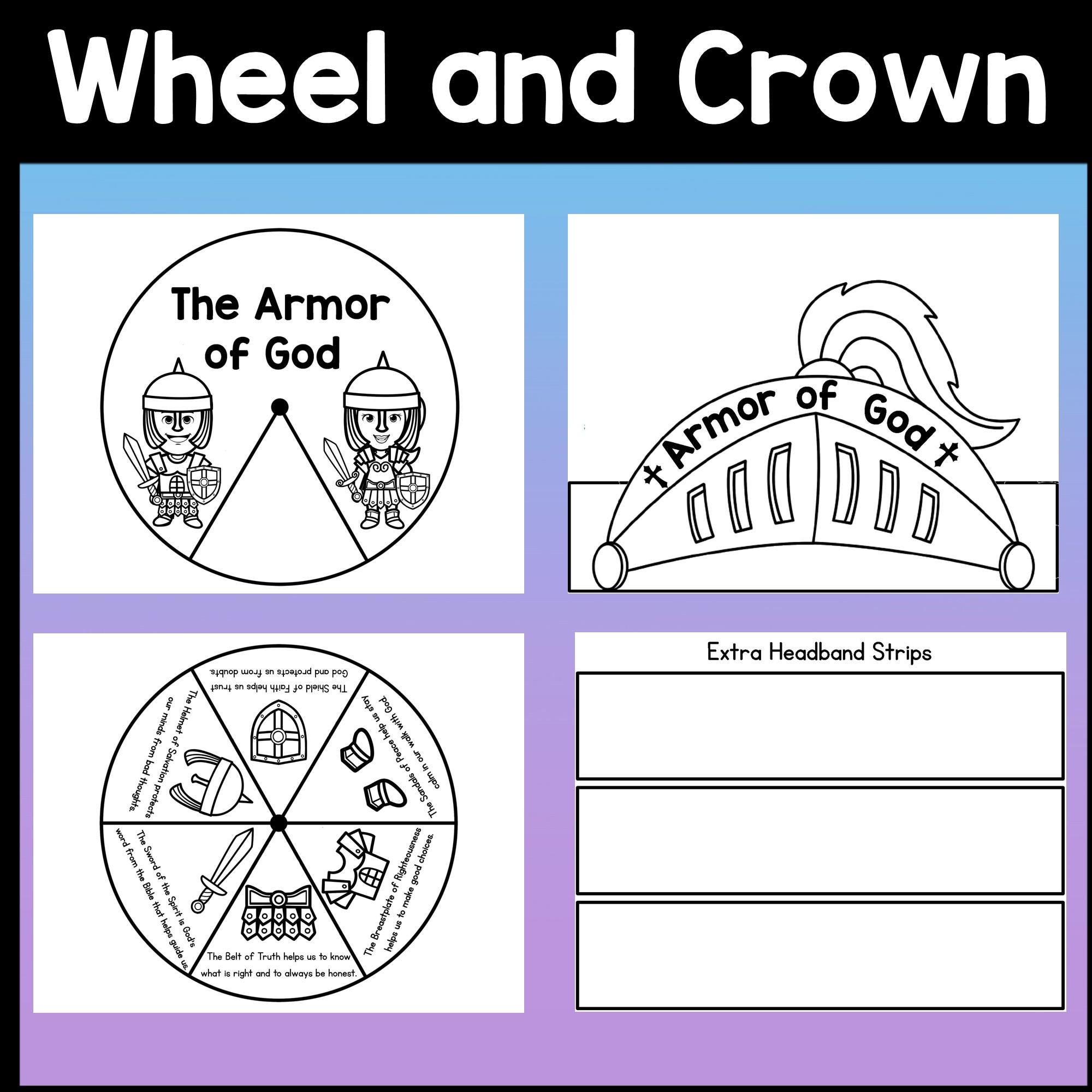 Armor of God Printables {coloring Page, Craft, Story Book!} Bible Verse ...