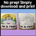Christian Easter Crowns for Kids With 6 Religious Easter Sayings {color ...
