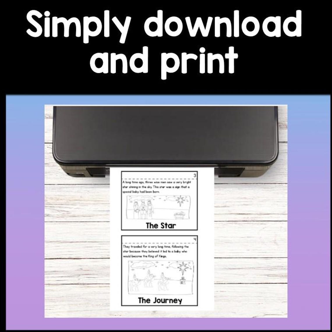 Epiphany Flip Book - 8 Pages! Easy Formatting & Assembly {epiphany Book ...