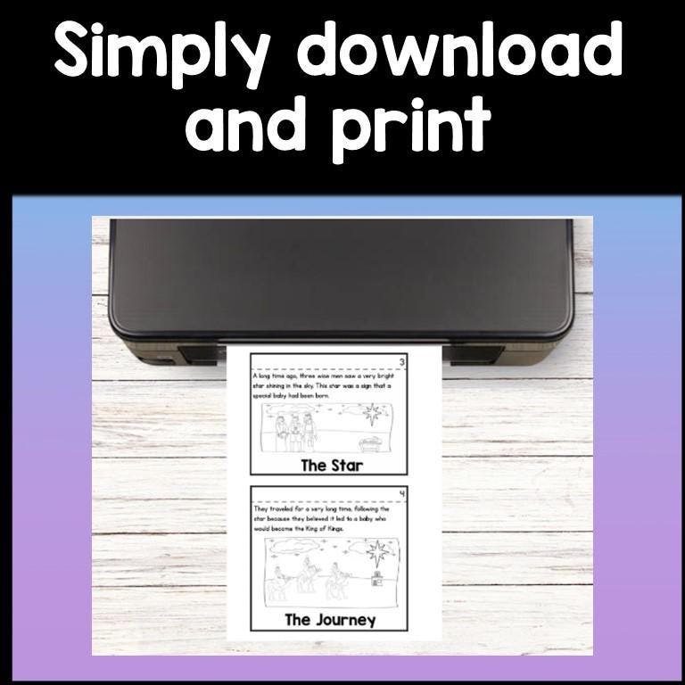Epiphany Flip Book - 8 Pages! Easy Formatting & Assembly {epiphany Book ...