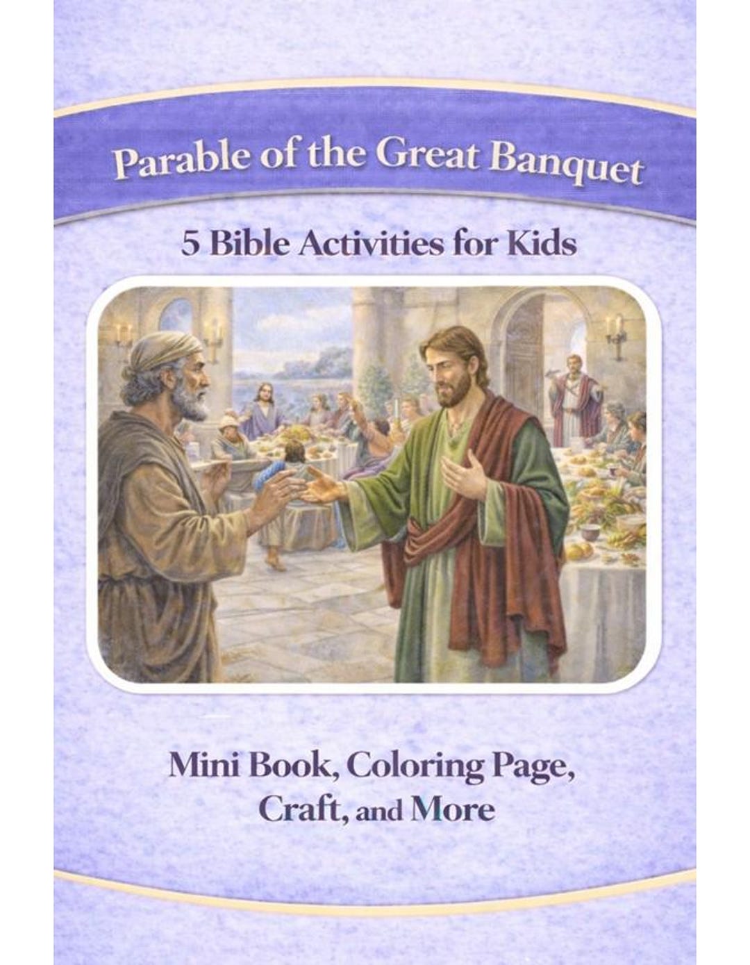 The Parable of the Great Banquet Activities {craft, Coloring Page ...