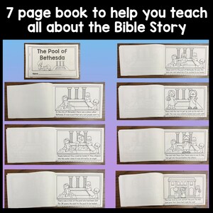 Jesus and the Pool of Bethesda Activities {coloring Page, Craft, Story ...