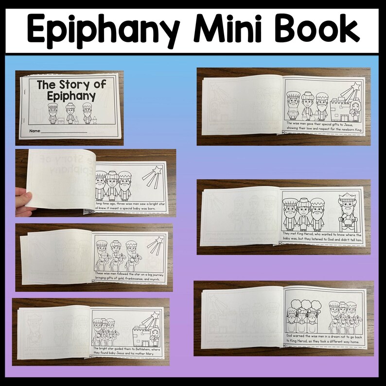 Epiphany Activities {book, Craft, Word Search, Coloring Page, Game ...