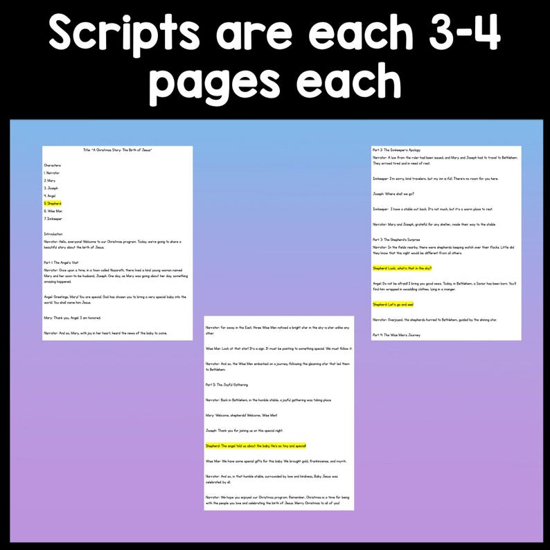 The Nativity Play for Kids {8 Plays for 5-12 Readers} Children's ...