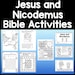 Jesus and Nicodemus Activities {craft, Coloring Page} | John 3:16 | for ...