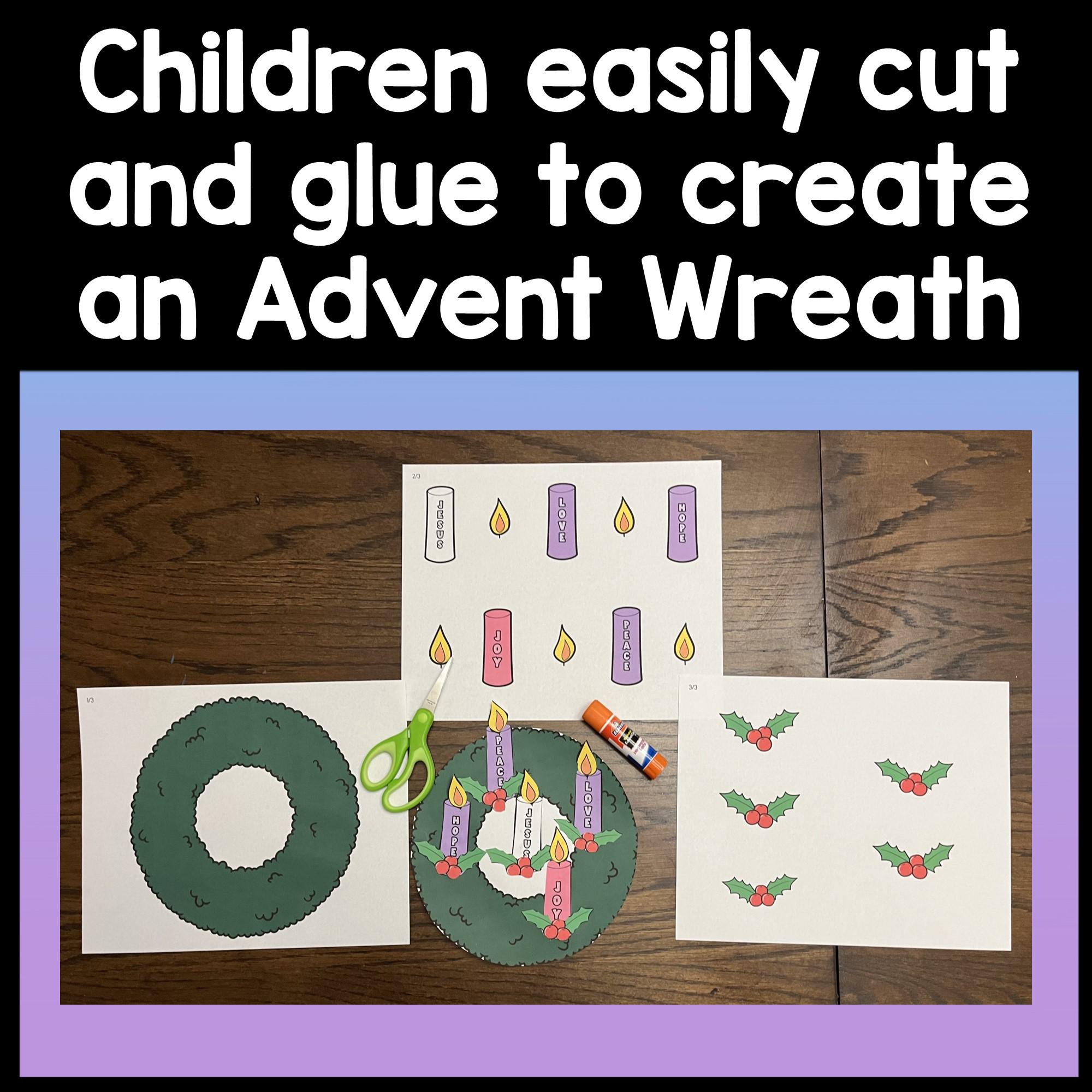 Advent Craft for Kids {color and B/W!} Sunday School Craft for ...