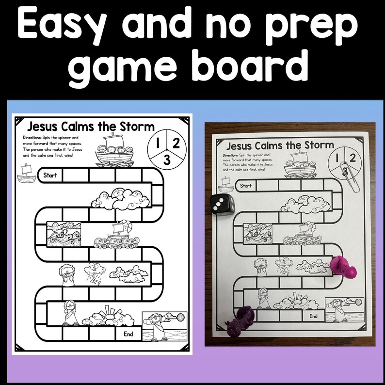 Jesus Calms the Storm Activities {craft, Coloring Page, Storybook ...