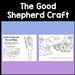 Jesus and the Lost Sheep Craft {color and B/W} | Bible Story Craft ...